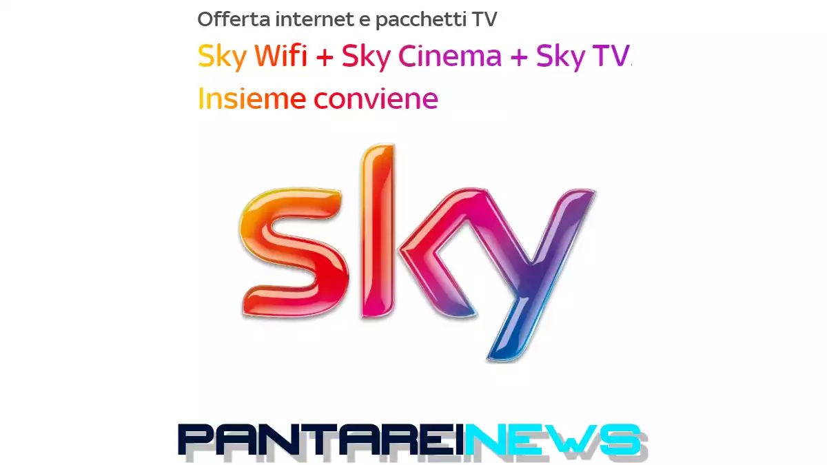Sky WiFi + Sky TV + Sky Sport con attivazione gratis e sconto per 18 mesi